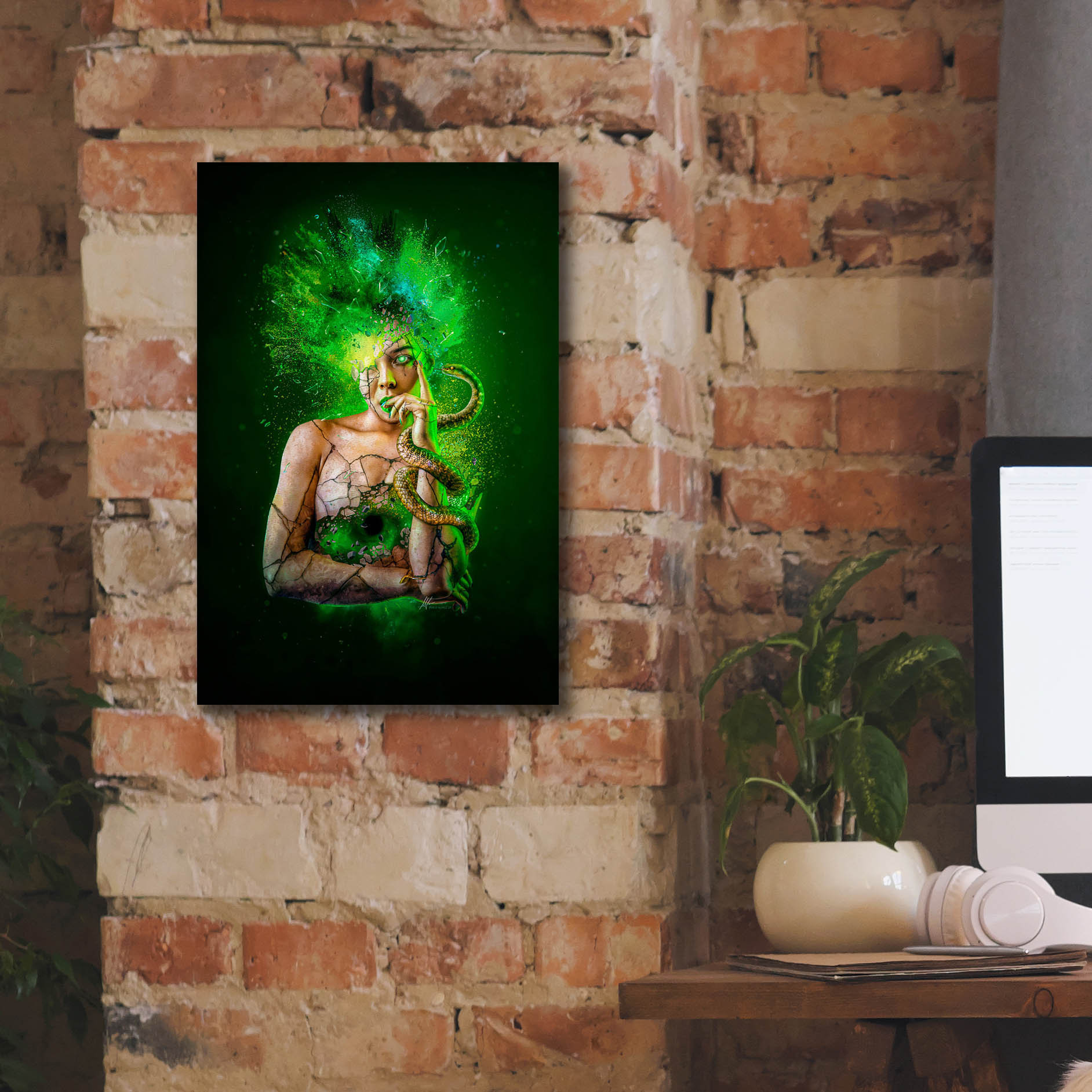 Dakota Fields " Envy Paradise Lost Seven Deadly Sins " by Mario Sanchez Nevado | Wayfair